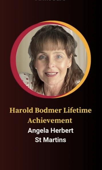 Lifetime achievement award for Angela - St Martins